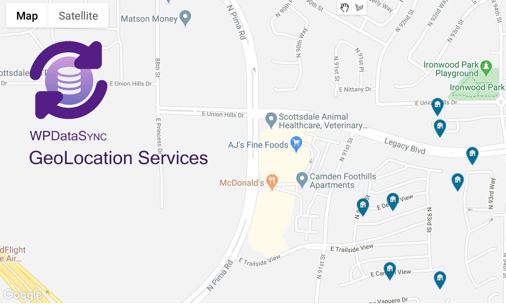 Use WP Data Sync to Develop a Map Search - WP Data Sync