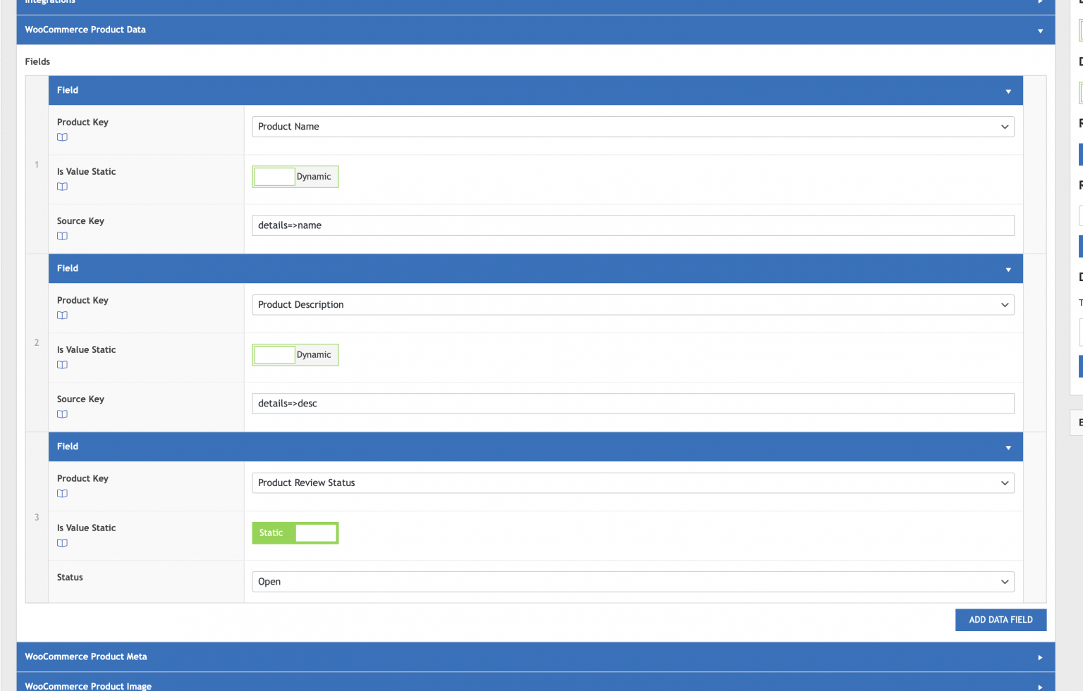 Data Source Mapping - WP Data Sync